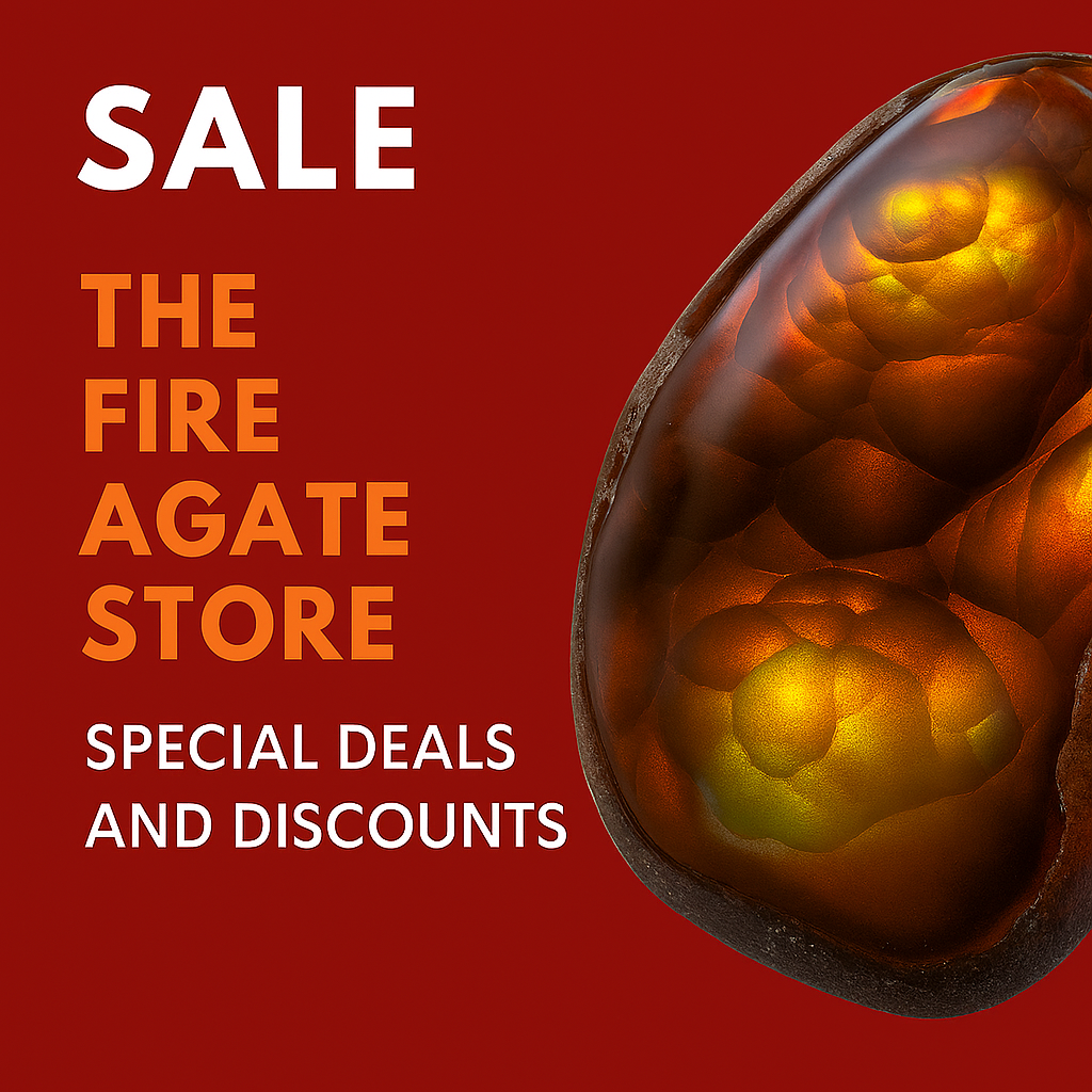 The Fire Agate Store - Special Deals, Sale Items and Discounts